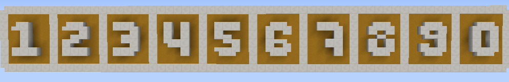 4x3 Minecraft Simple Font Minecraft Map