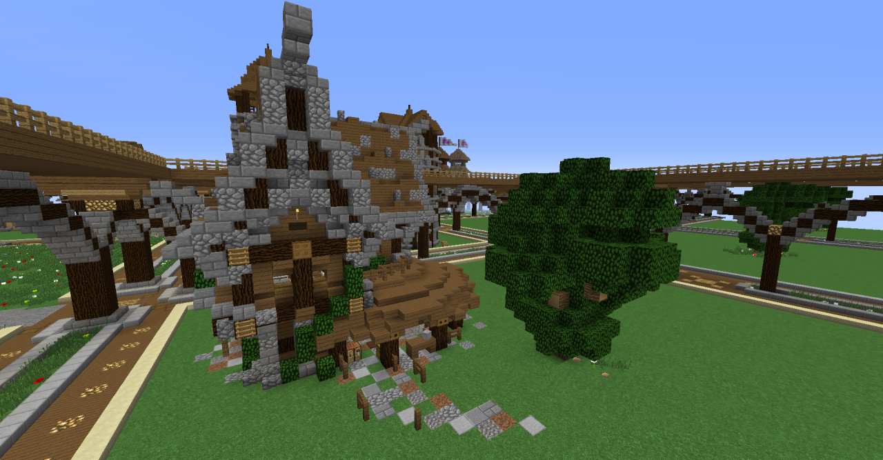 Blacksmith and the Beanstalk [Server Build] Minecraft Map