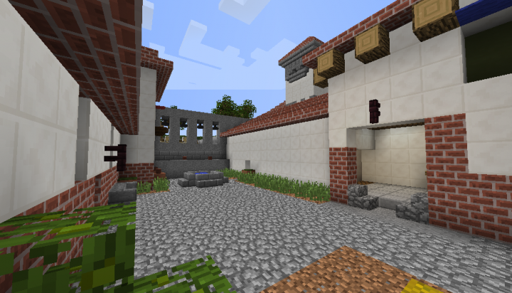 CS-GO mapa:de_inferno Minecraft Map