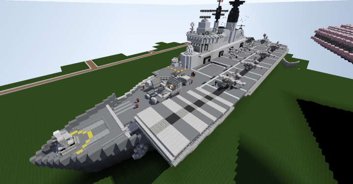 HMS Invincible R05 (1982) Minecraft Map