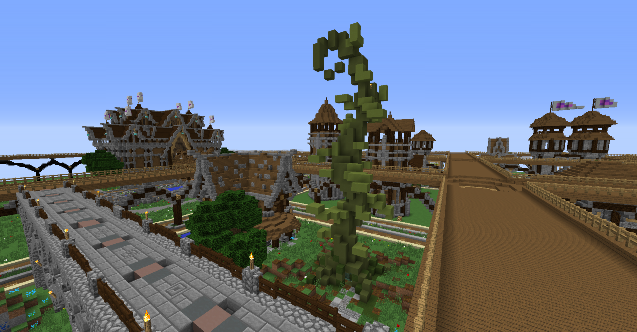 Blacksmith and the Beanstalk [Server Build] Minecraft Map