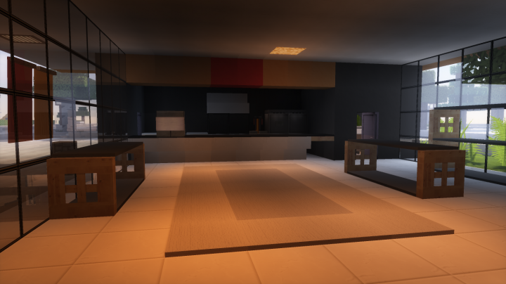 Modern Gas Station (full interior) Minecraft Map