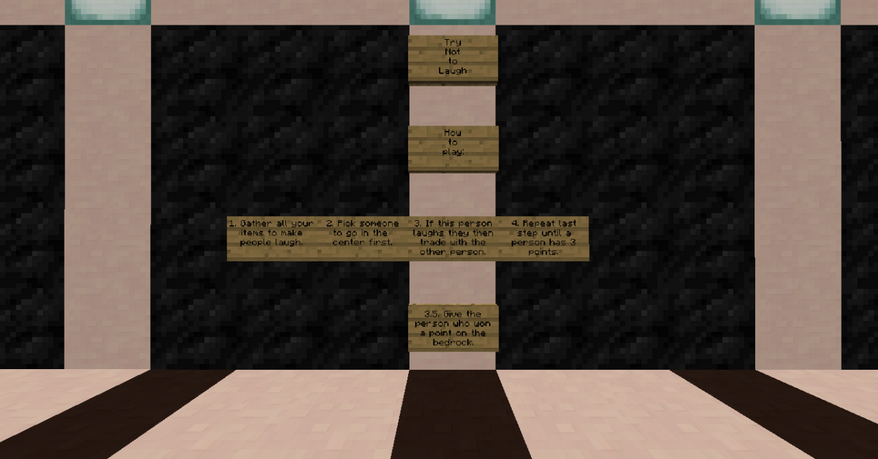 Try Not to Laugh game Minecraft Map