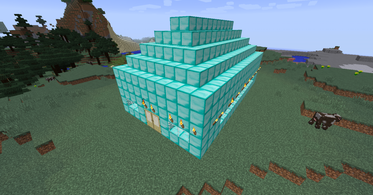 my diamond house Minecraft Map