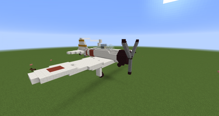Mitsubishi A6M (type 0, model 21) (zero) 4:1 Minecraft Map