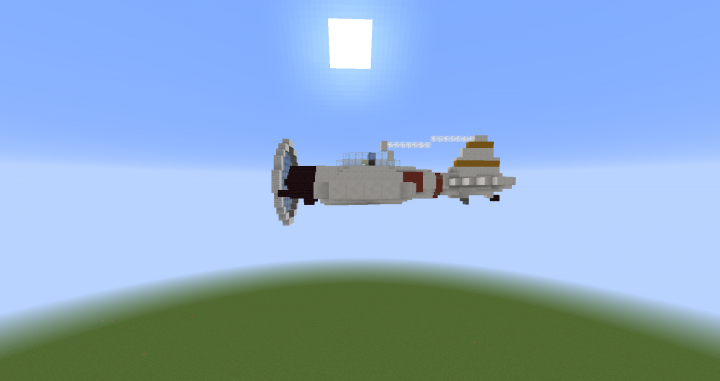 Mitsubishi A6M (type 0, model 21) (zero) 4:1 Minecraft Map