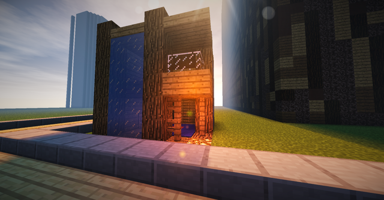 Massive pixelated house (Schematic) Minecraft Map