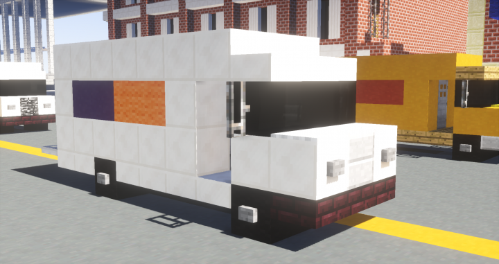 Mail Delivery Truck USPS UPS FedEx DHL Pack Minecraft Map