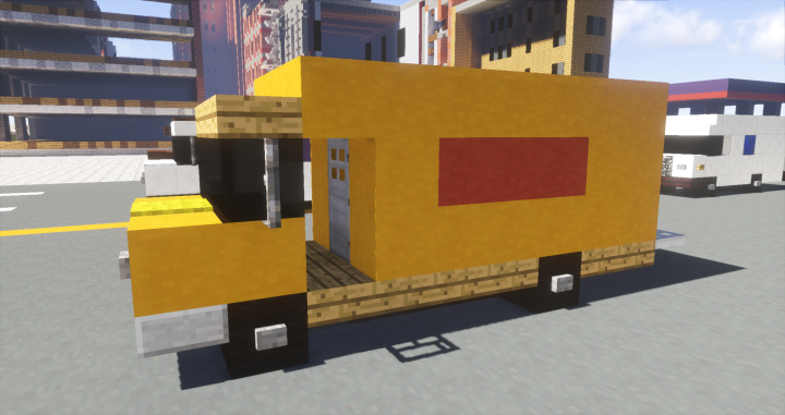 Mail Delivery Truck USPS UPS FedEx DHL Pack Minecraft Map
