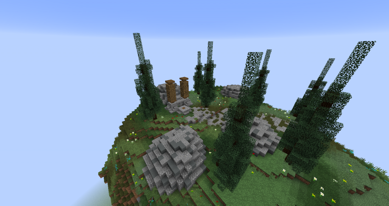 Zeus is on the Earth Minecraft Map