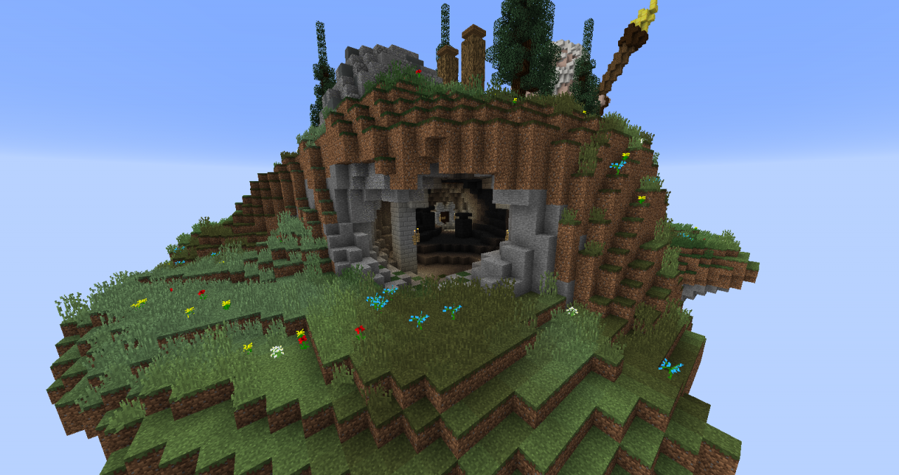 Zeus is on the Earth Minecraft Map