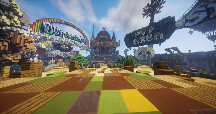 Spawn mini Games Minecraft Map