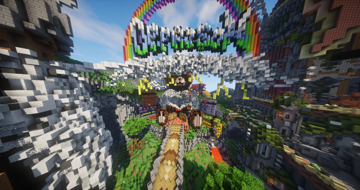 Spawn mini Games Minecraft Map