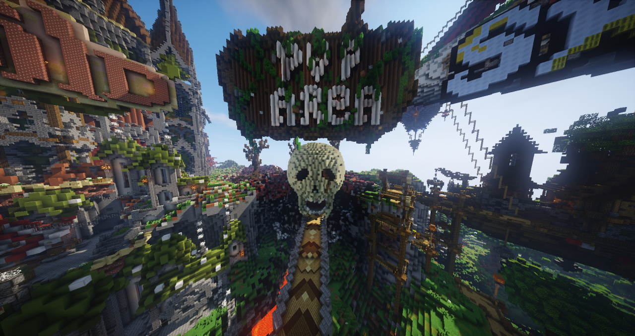 Spawn mini Games Minecraft Map