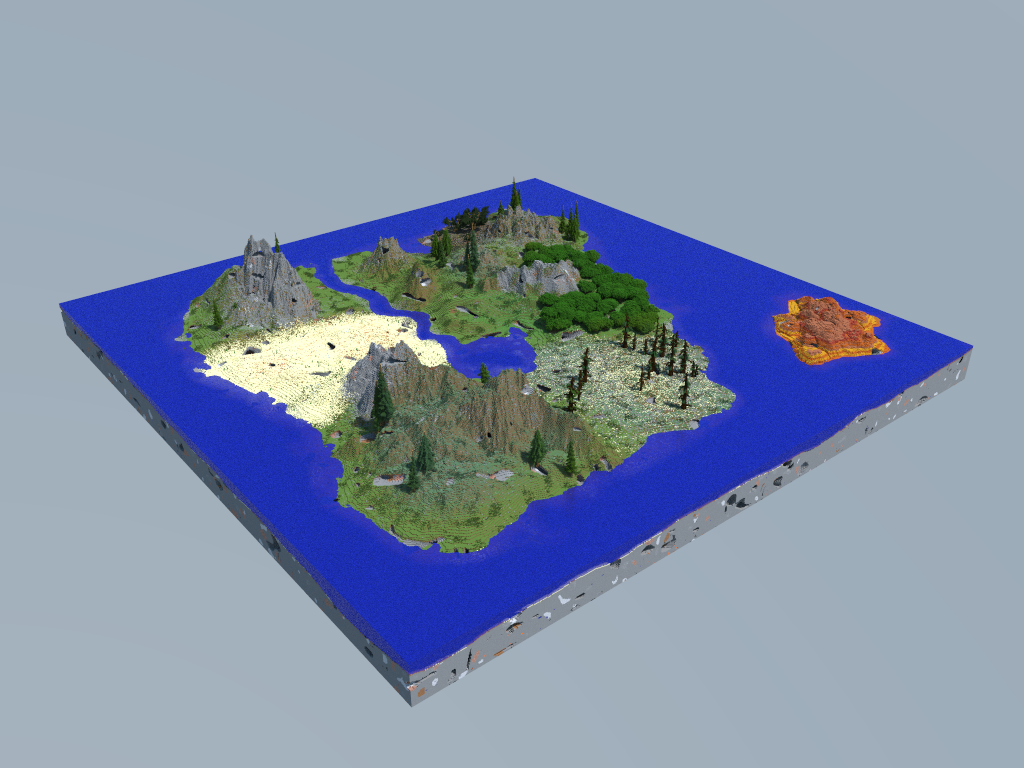 The LostLand v1.0 Minecraft Map