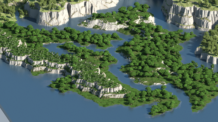 Greenwalt - 2.5K Terrain Map Minecraft Map