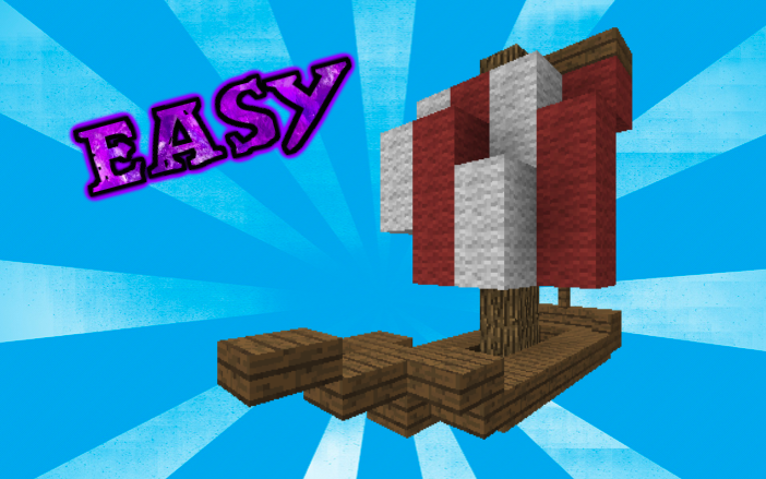 Minecraft: Medieval rustic boat Minecraft Map