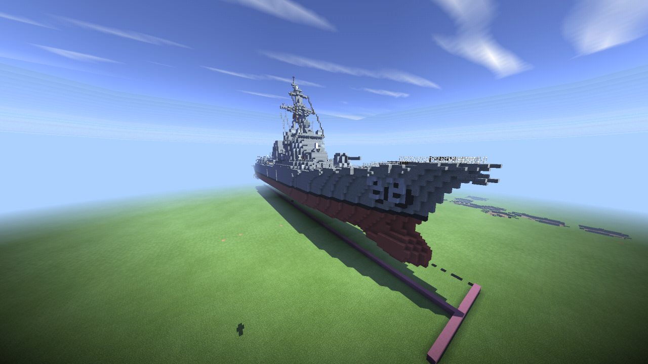 1:1 USS. Forrest R. Sherman DDG-98 Arleigh Burke class guided missile ...