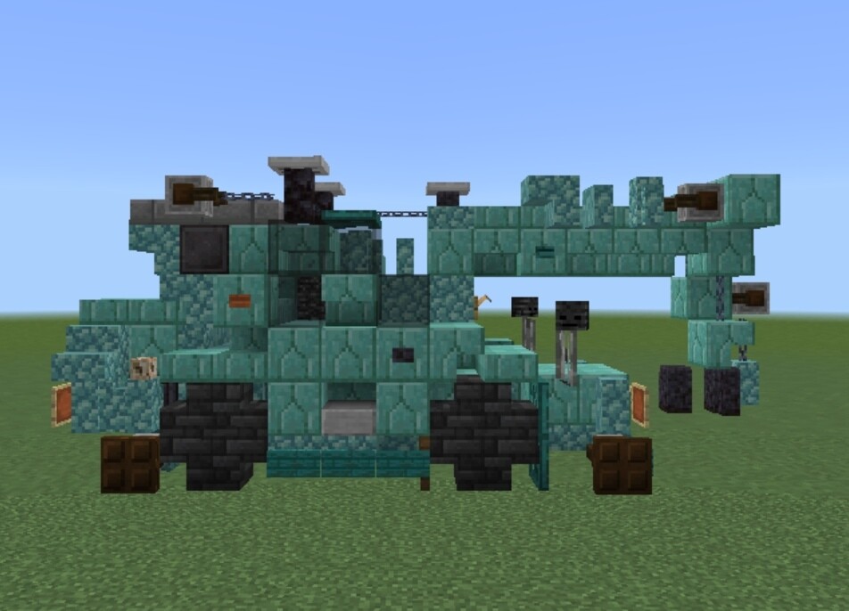 Komatsu LW250-5 25-Ton Rough Terrain Mobile Crane Minecraft Map