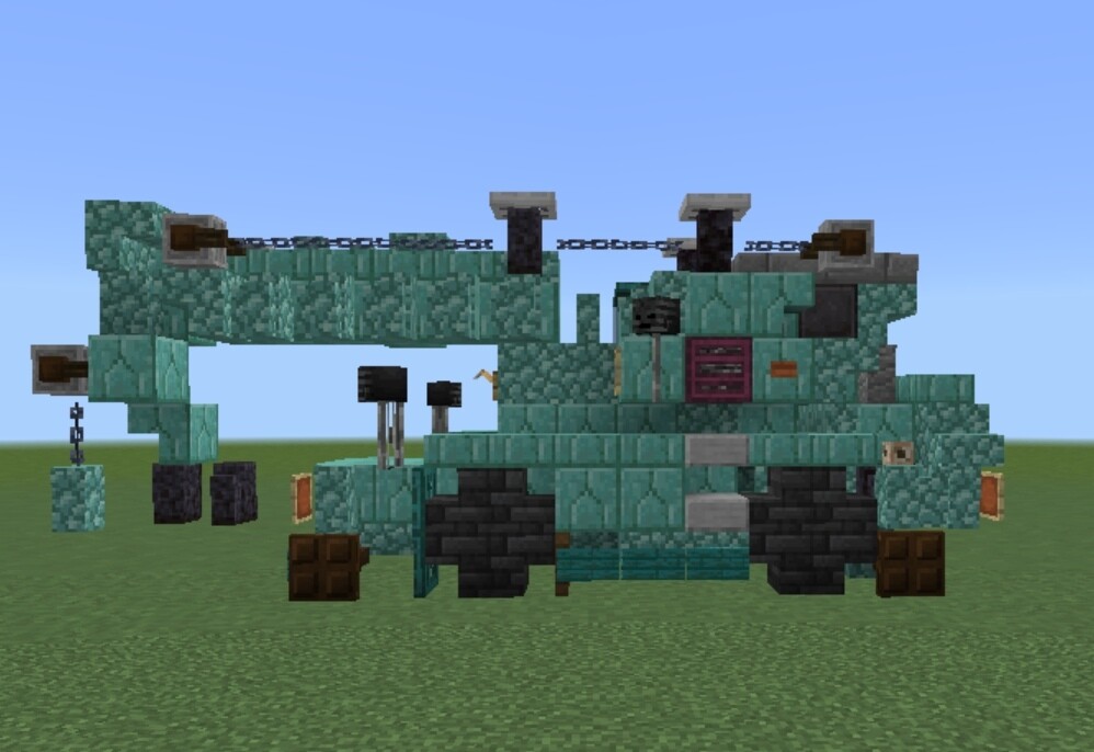 Komatsu LW250-5 25-Ton Rough Terrain Mobile Crane Minecraft Map