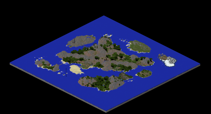 [Medieval world] Sprawling Kingdoms Minecraft Map