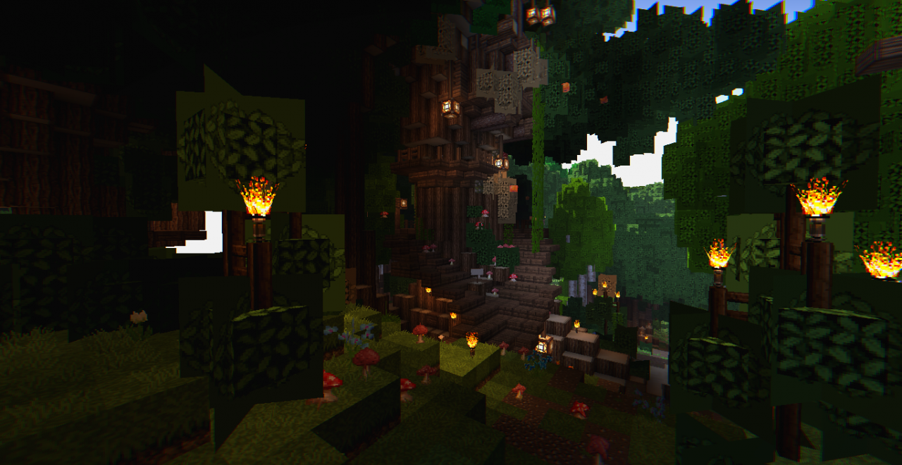 The Forest of Lothril - The Mystical Wood Elves Minecraft Map