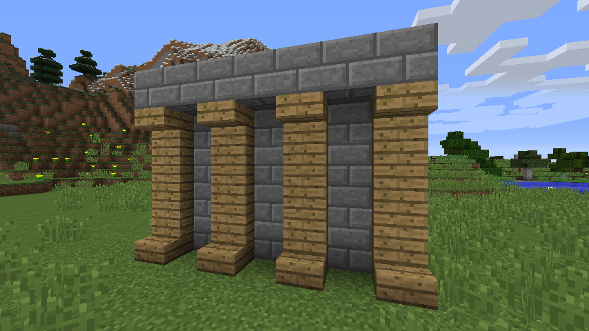 [1.11.2] Vertical Slabs Minecraft Mod