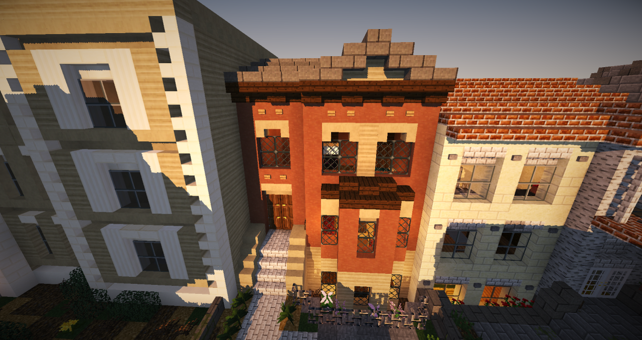 Sienna Row Home | Greenfield Minecraft Map