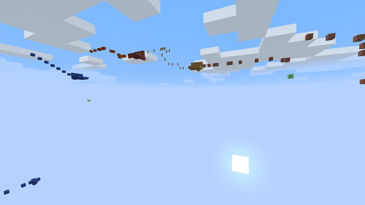 Five Themed Parkour Minecraft Map