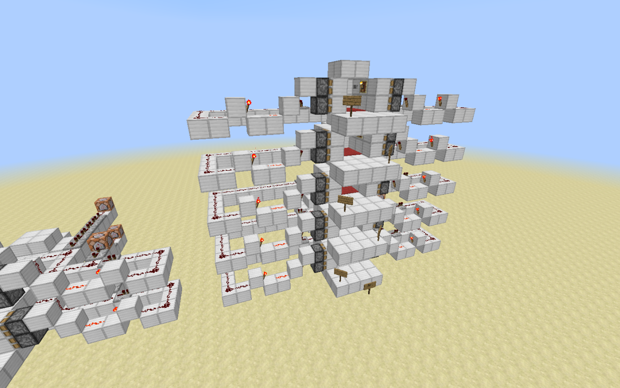 minecraft elevator Minecraft Project