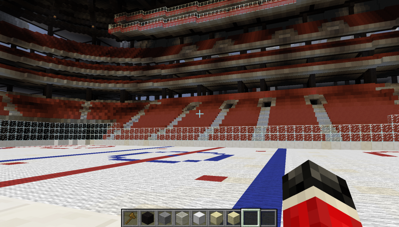 Red Wings Stadium (Little Caesars Arena) Minecraft Map