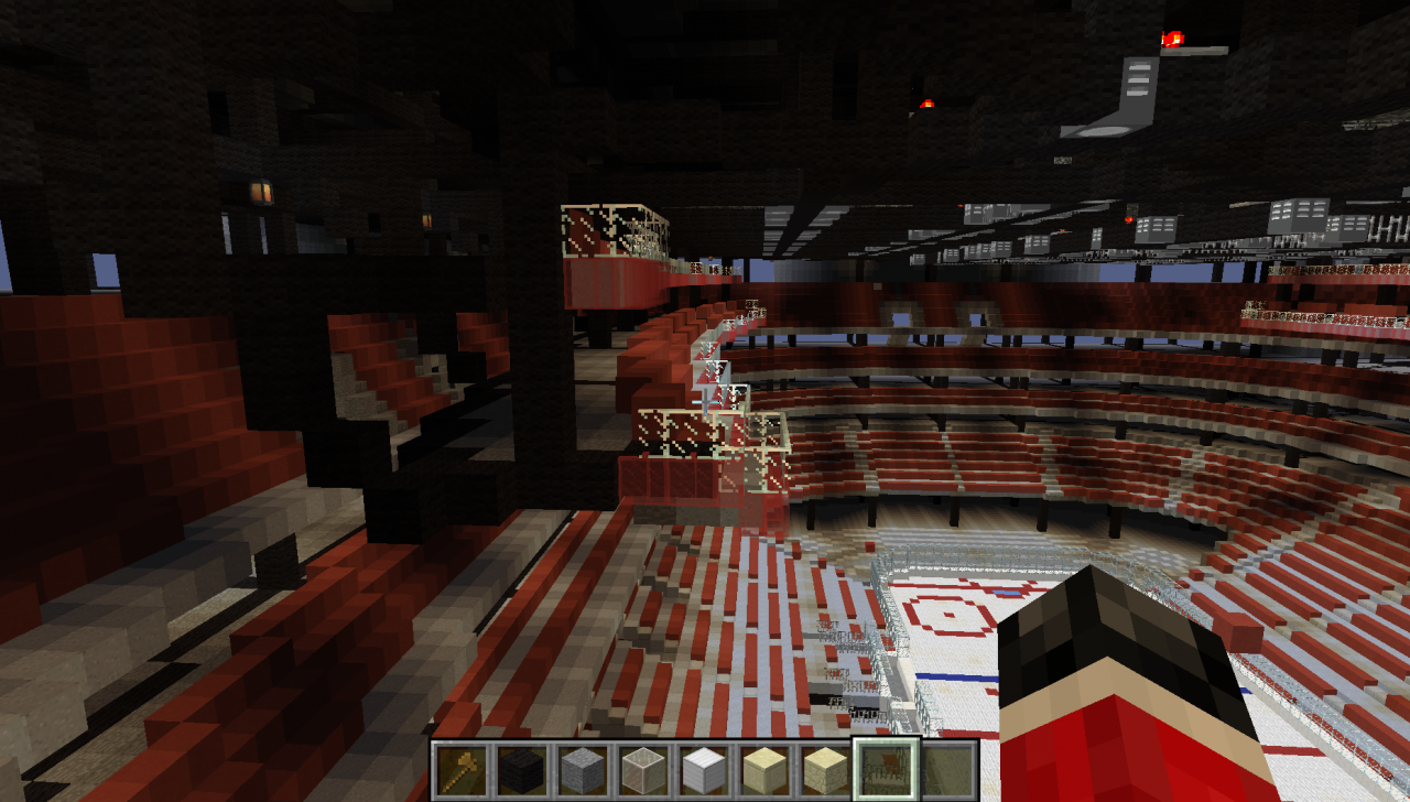 Red Wings Stadium (Little Caesars Arena) Minecraft Map