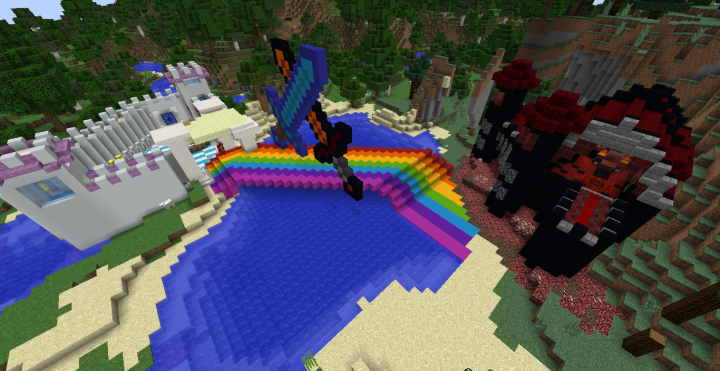 World of Colour Classic Build Minecraft Map