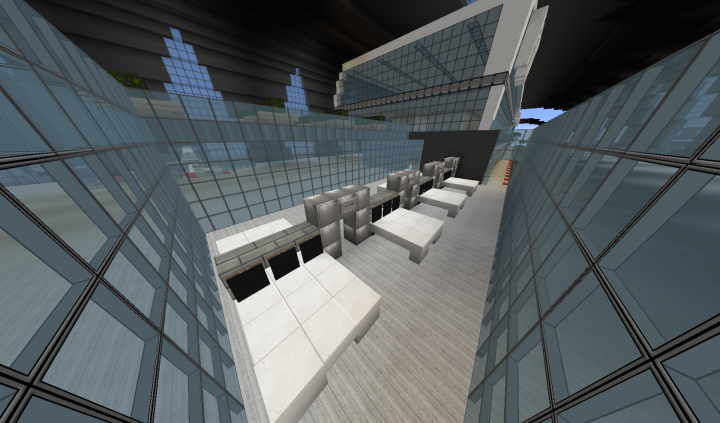 ZoyaCity International Airport - Terminal 1 Minecraft Map