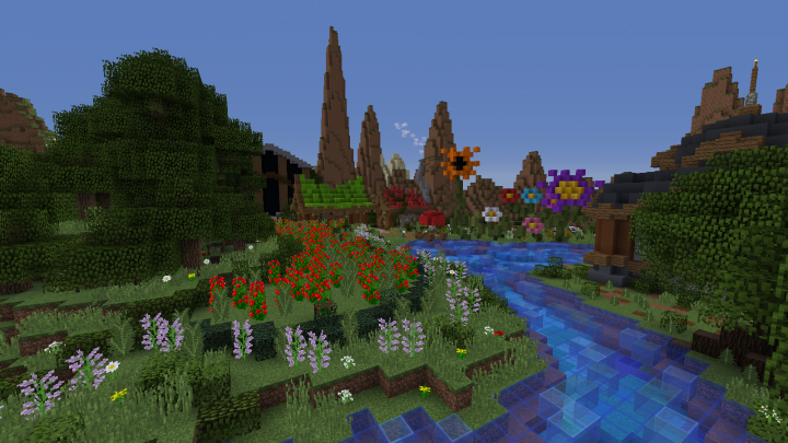 Flora Village/ColourUpdate Minecraft Map