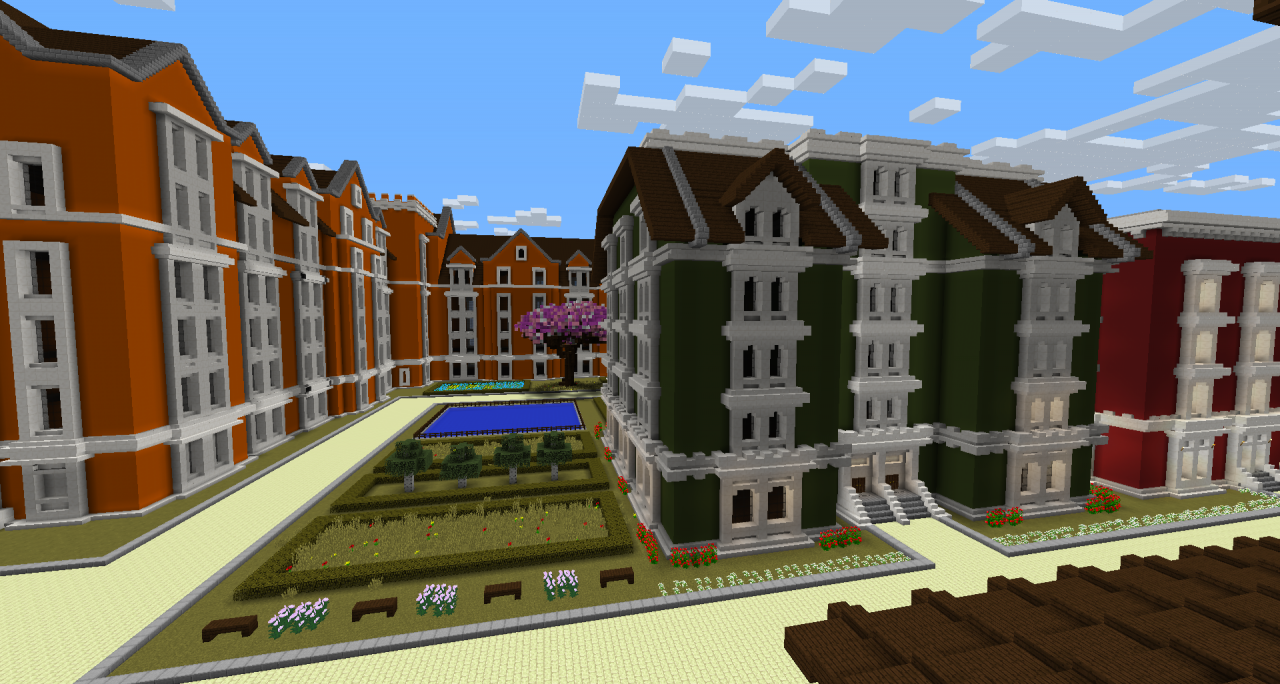 Upper Plaza Minecraft Map