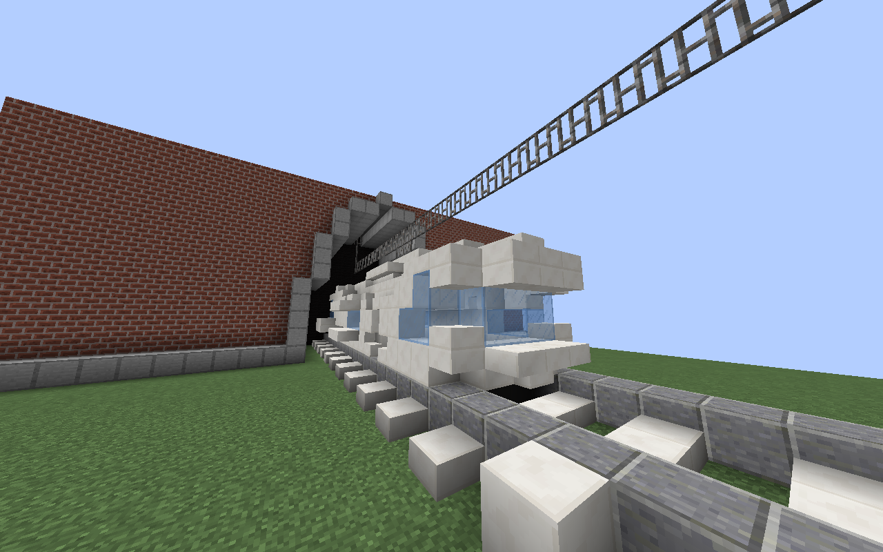 Modern Train (Little Model) Minecraft Map