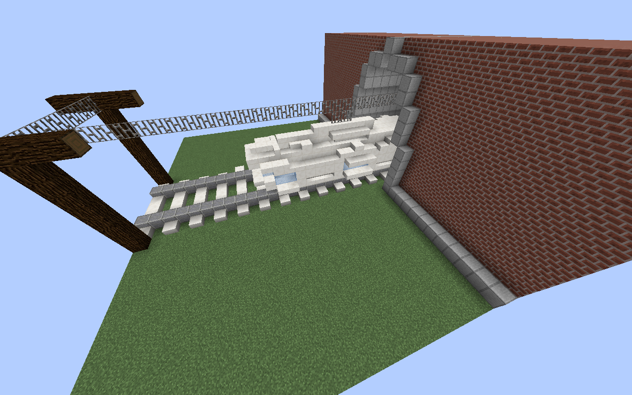 Modern Train (Little Model) Minecraft Map