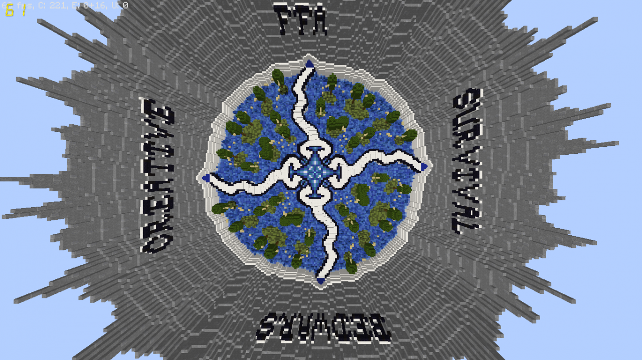 Modern/Futuristic Server Spawn/Hub! Minecraft Map