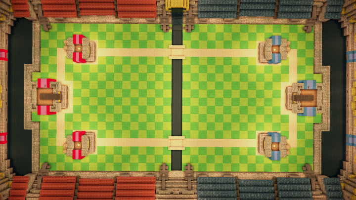 Clash Royale - Arene Royale Minecraft Map