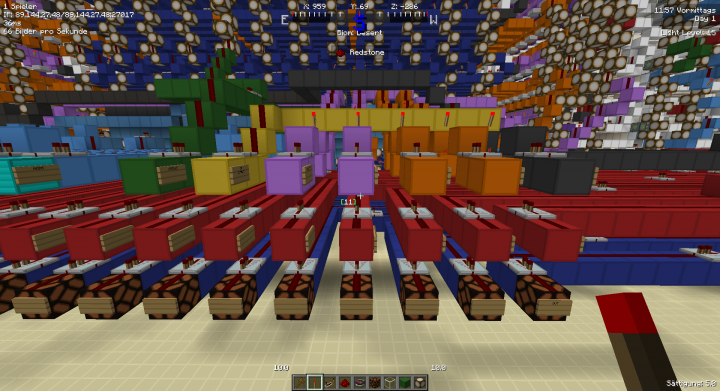 RAM MODULE fully addressed 16 bit High&Low Minecraft Map