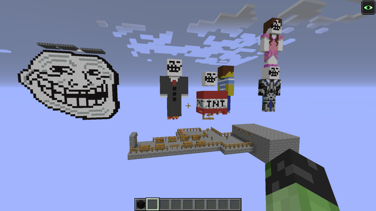 Bruning Trolling Minecraft Map