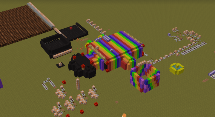 Rainbow Battle Royale Minecraft Map