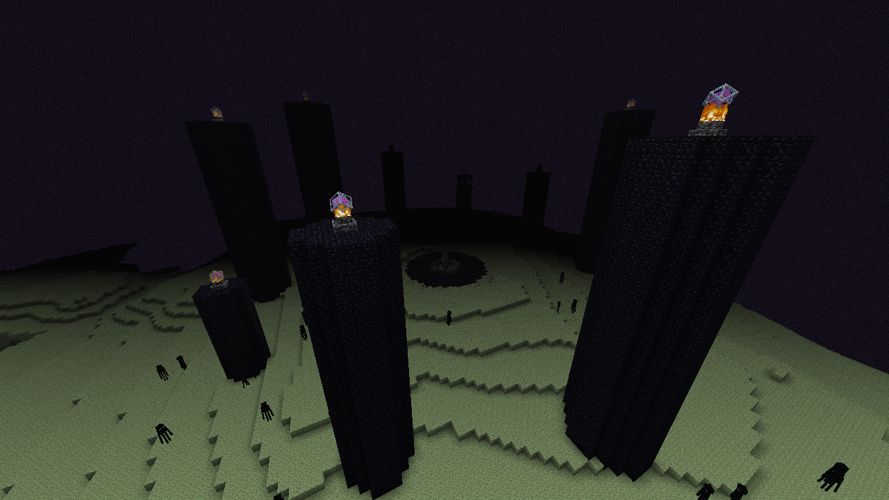 Enderdragon Fight Simulator (60 Minute Map) Minecraft Map