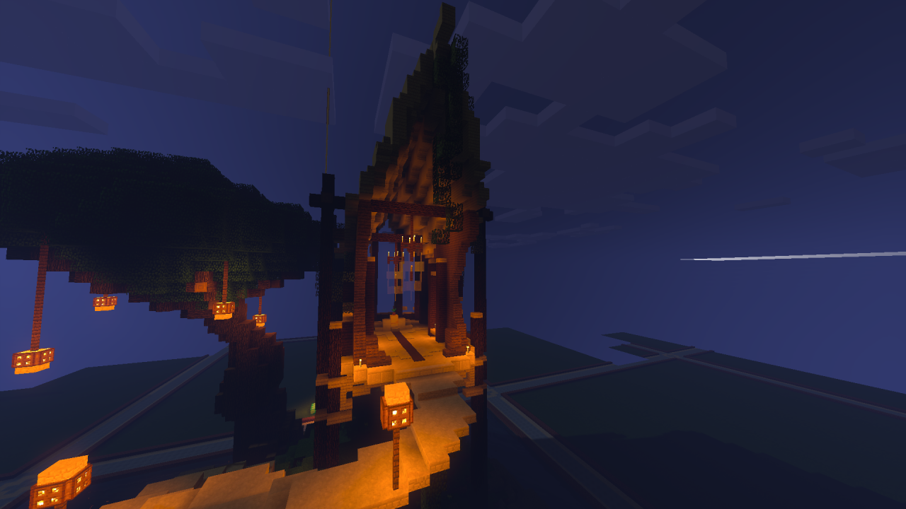 Wood Elf - Lone Temple =+-- Plot build Minecraft Map