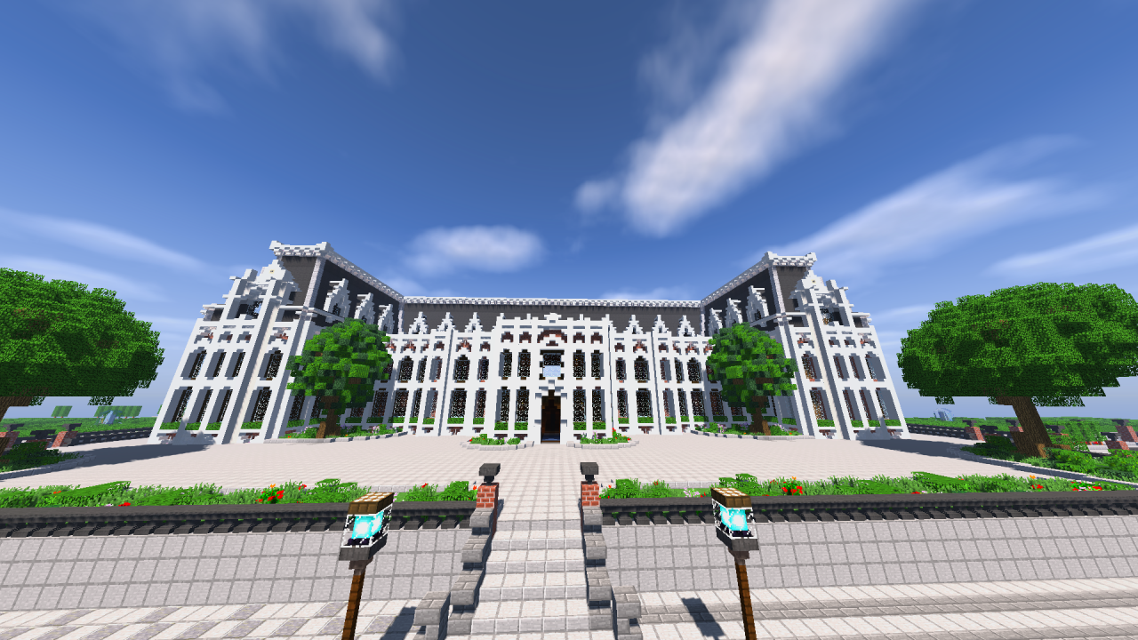 Baroque style server spawn Minecraft Map