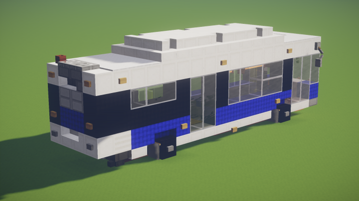 New Flyer D40 LF Transit Bus Minecraft Map