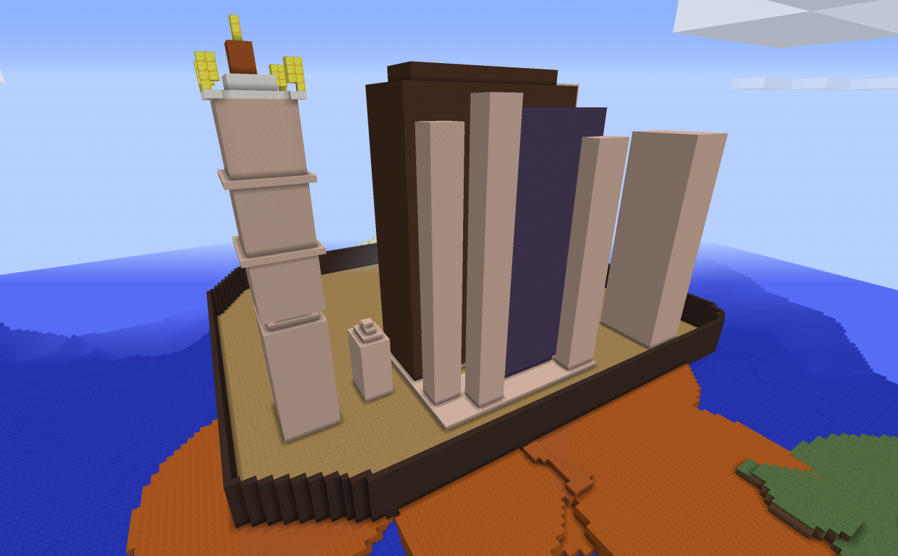 The Red Keep from Game of Thrones Minecraft Map