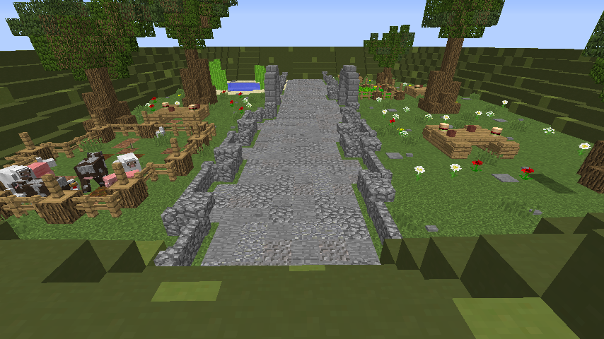 Garden/Farm/Picnic Minecraft Map