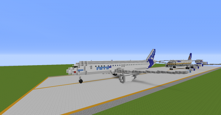Airbus A320 and Boeing 737 Minecraft Map